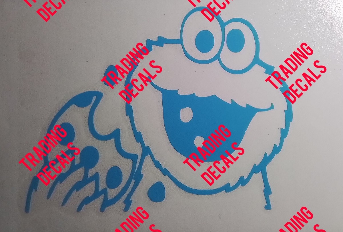 Cookie Monster Window Decal
