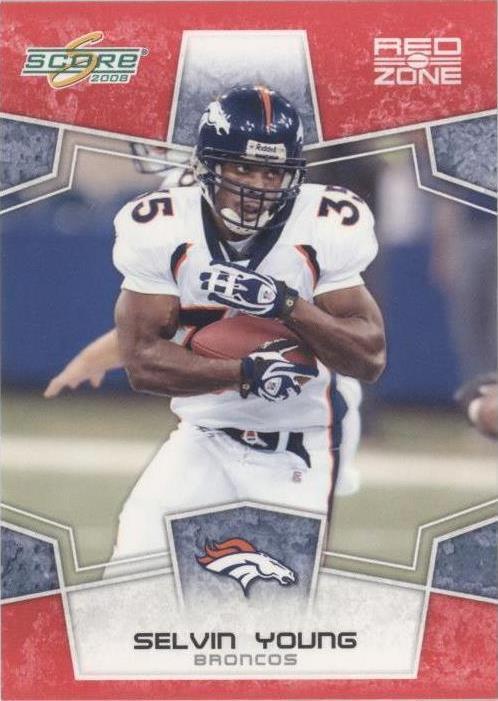 2008 Score - Selvin Young #90 Red Zone /100 for sale online | eBay