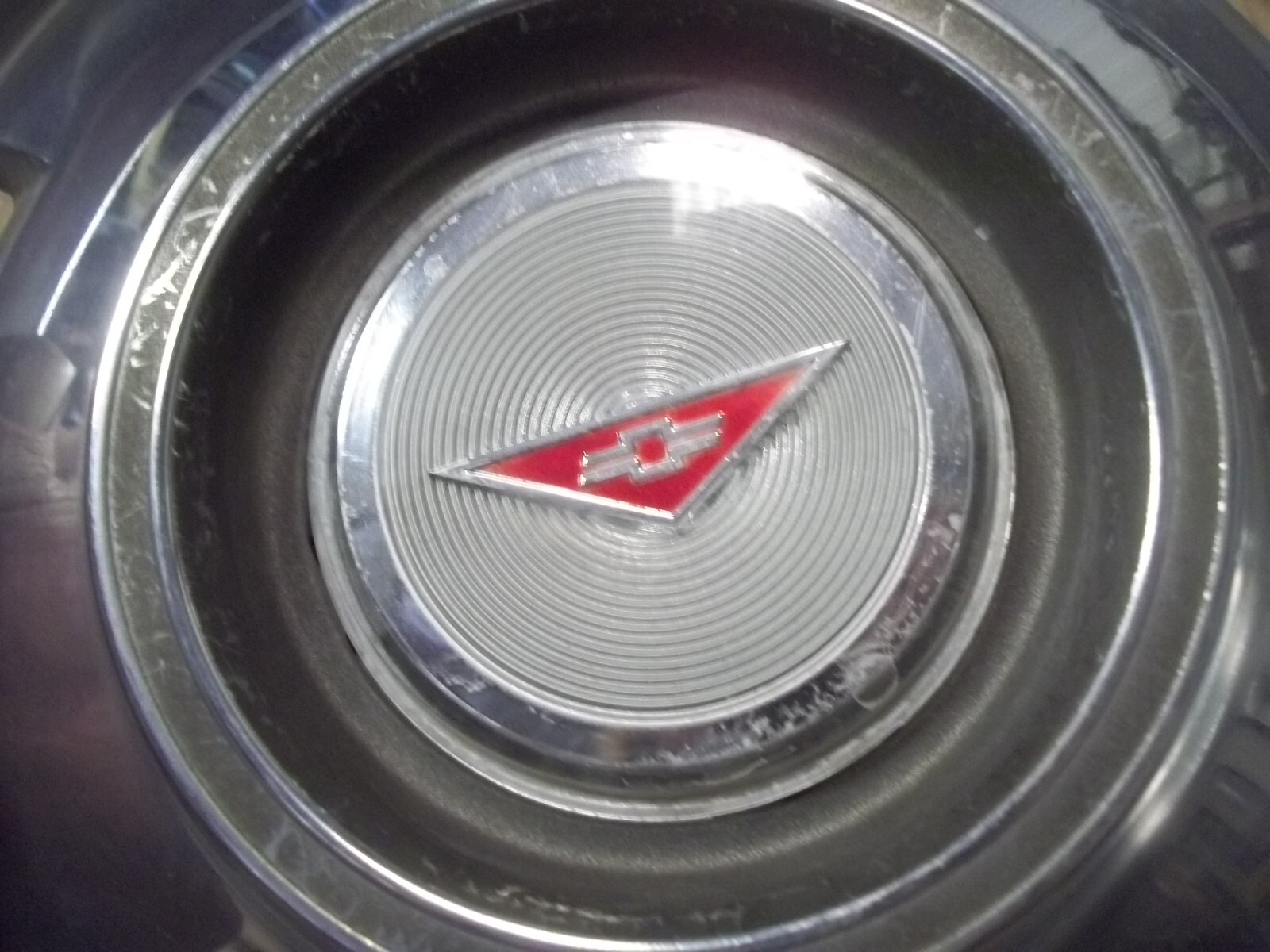 1965 65 Chevrolet Corvair Hubcap Rim Hub Cap Wheel Cover 13" OEM 3962C ...