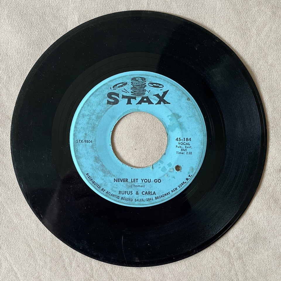 RUFUS & CARLA Birds & Bees / Never Let You Go 1966 Vinyl 7" Single Stax ...