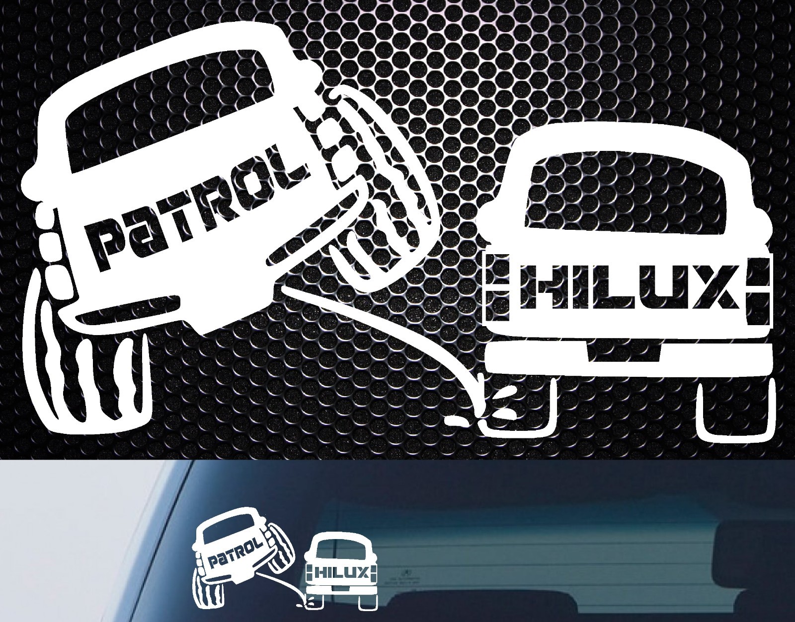 for NISSAN PATROL Sticker 4X4 FUNNY DECAL | eBay