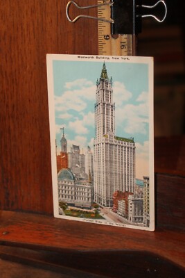 Vintage Postcard Woolworth Building New York | eBay