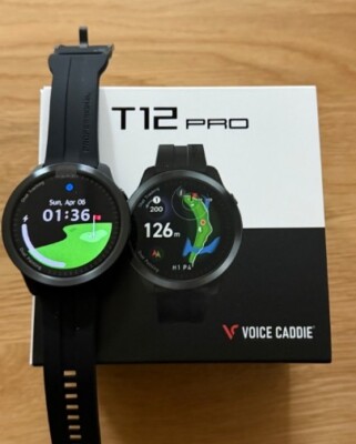 Voice Caddie T12 Pro Smart Golf Watch Globalmap Course View AI Golf ...