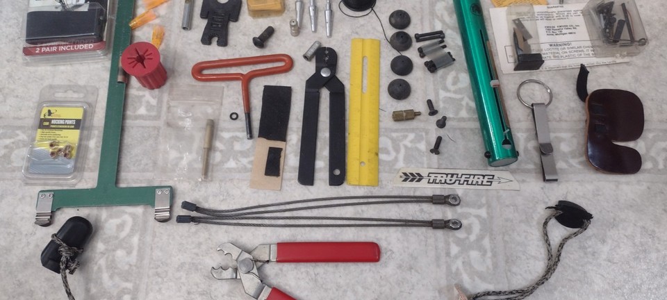 Vintage Lot Of Bear Archery & Compound Recurve Bow Hunting Parts ...