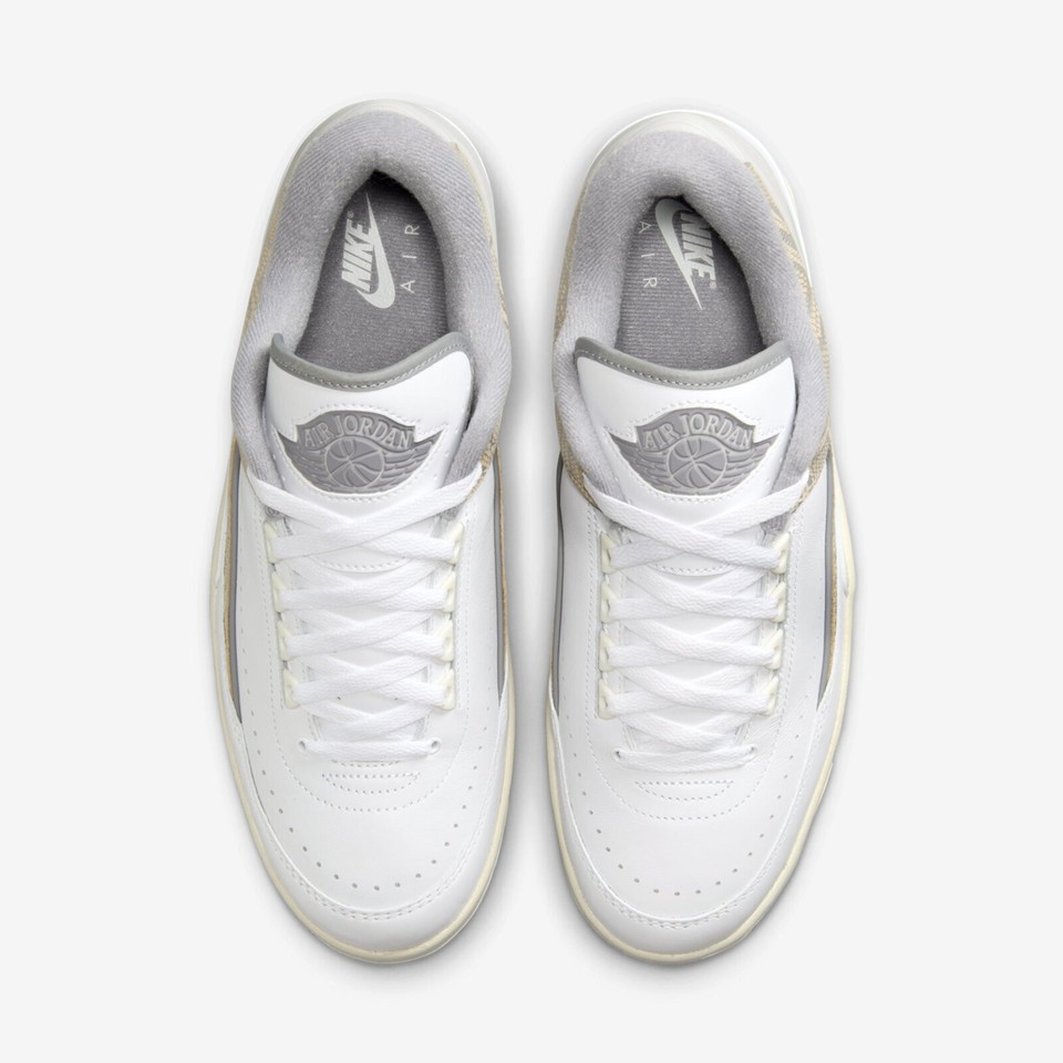 Nike Air Jordan 2 Retro Low [DV9956-100] Men Casual Shoes White/Cement ...