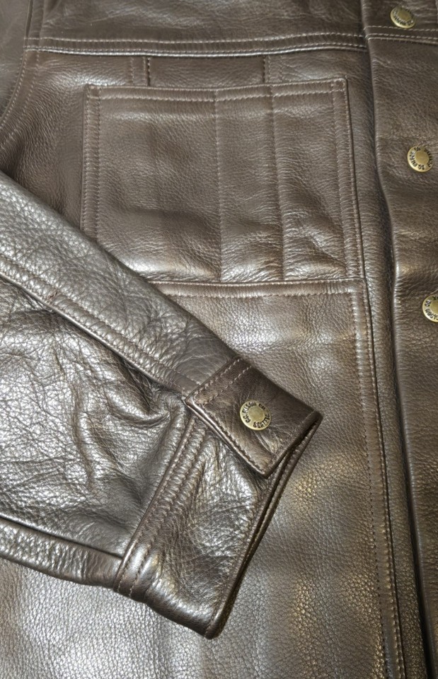 Filson Leather Short Cruiser Jacket NWT Medium | eBay