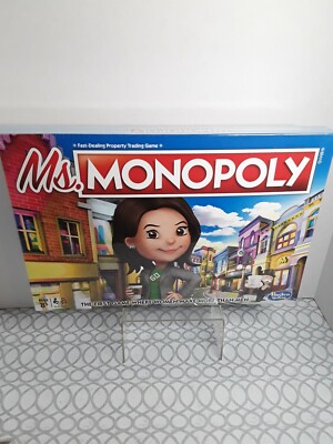 Hasbro Games Ms. Monopoly Board Game, Ages 8+, New factory Sealed ...