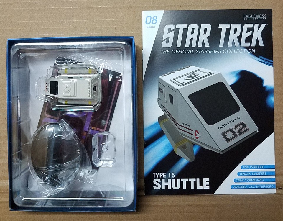 Star Trek Eaglemoss Collectible Starship Shuttle Shuttlecraft Your ...
