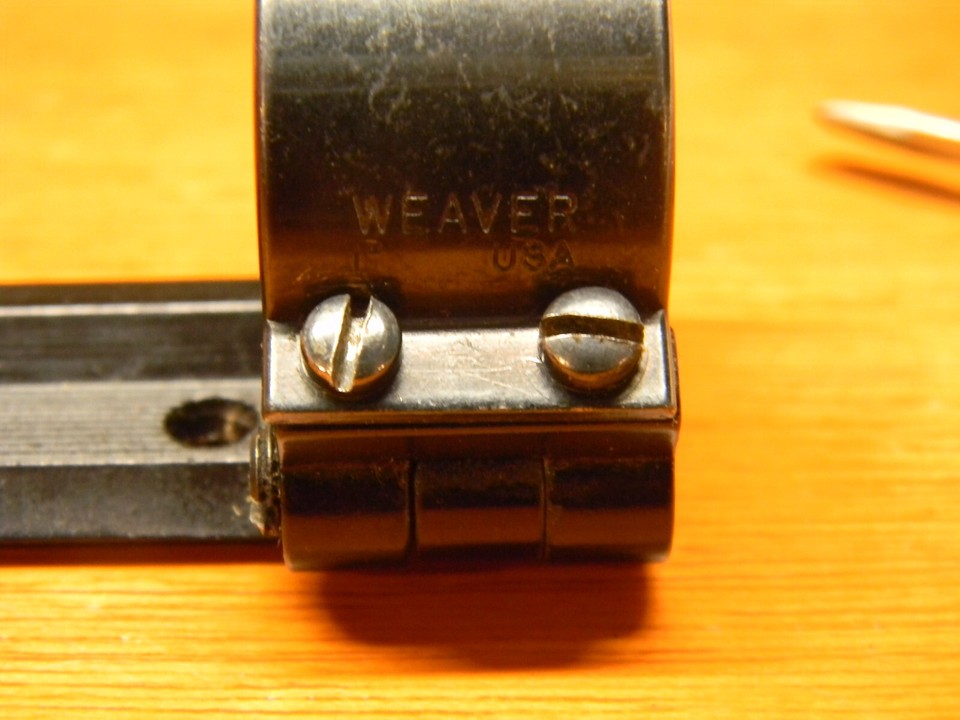 ANTIQUE WEAVER 1" PIVOT RINGS ANS BASE #153 FOR SAKO FINNWOLF ...