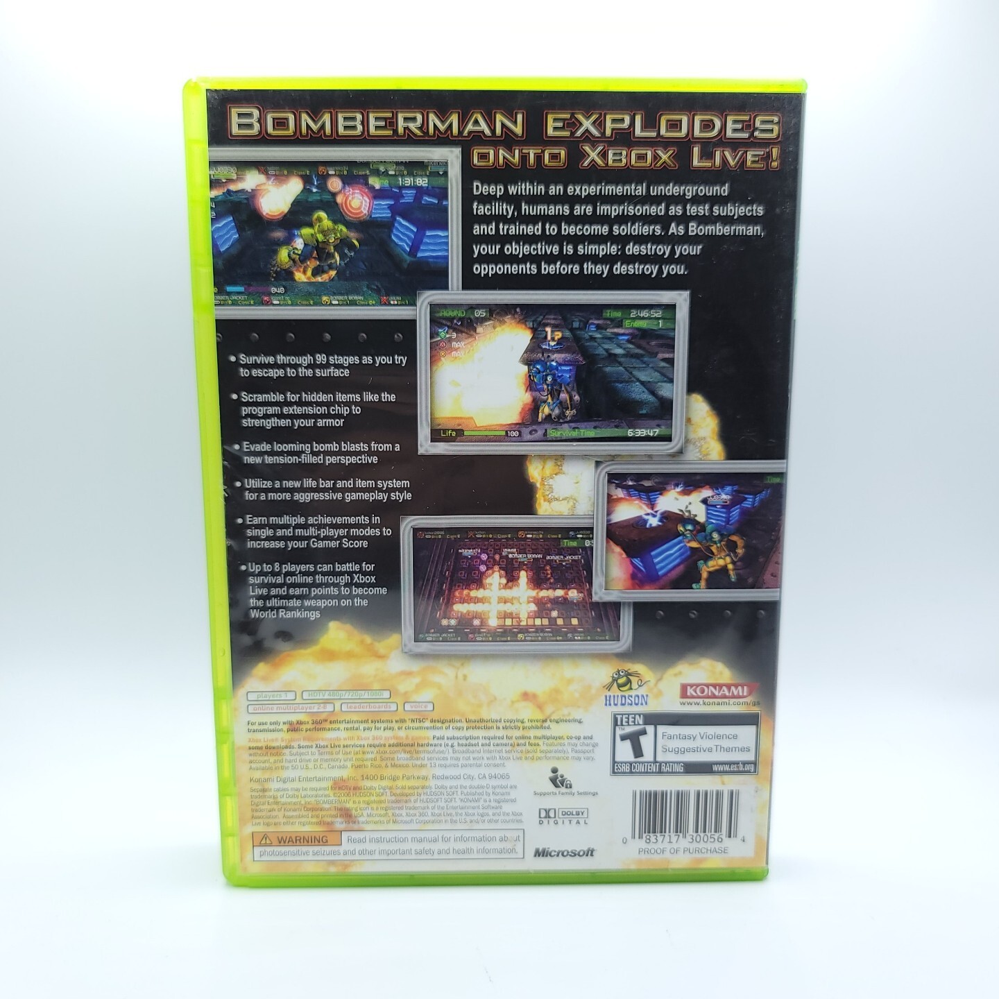 Bomberman: Act Zero (Microsoft Xbox 360, 2006) Complete CIB 83717300564 ...