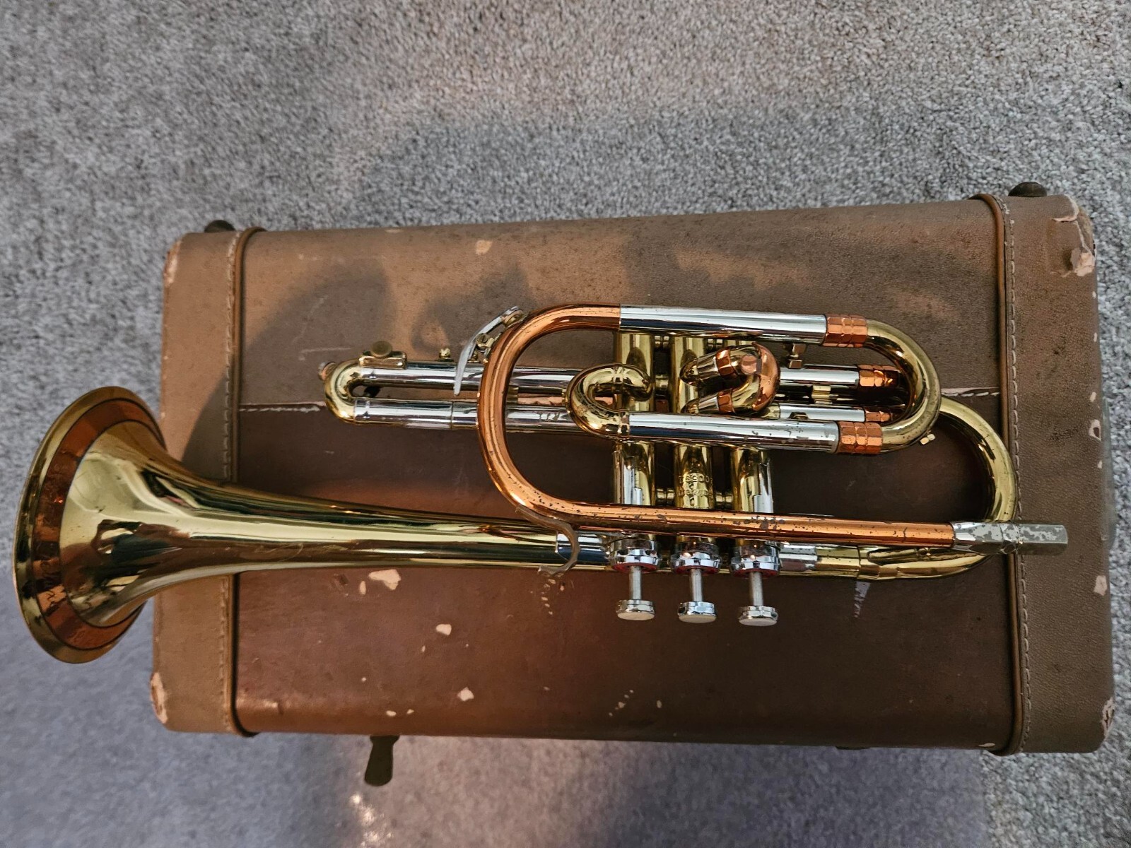 Getzen Super Deluxe Trumpet - Tone Balanced - Copper Trim - SN 100591 ...