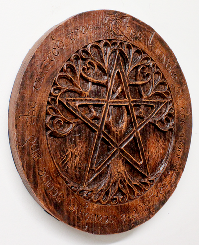 Large Tree Pentacle Plaque - Dryad Designs - Pagan Wicca Wiccan ...