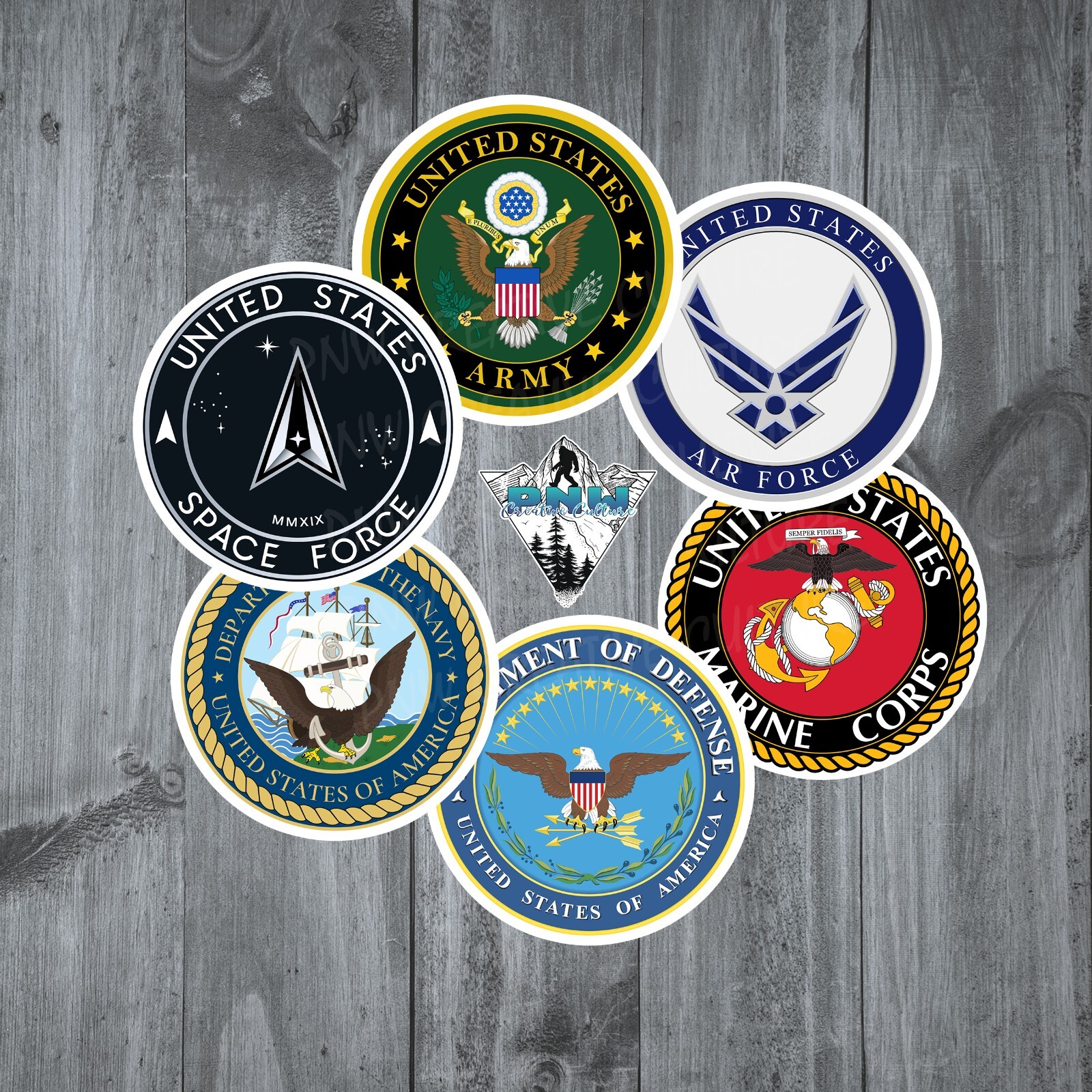 US Military Stickers - High Quality, Weather & Water Resistant ...