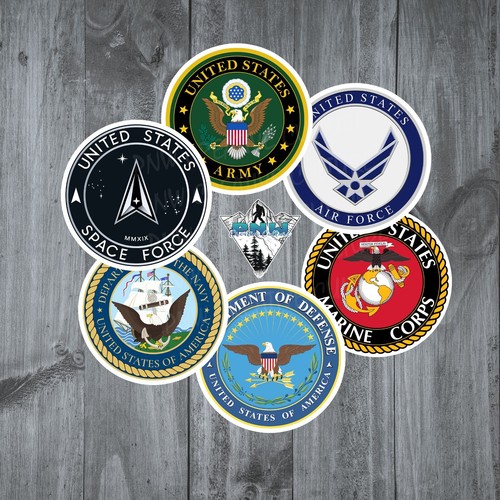US Military Stickers - High Quality, Weather & Water Resistant ...