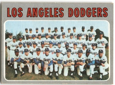 1970 Topps Los Angeles Dodgers Team Card #411 Vintage Baseball Card | eBay