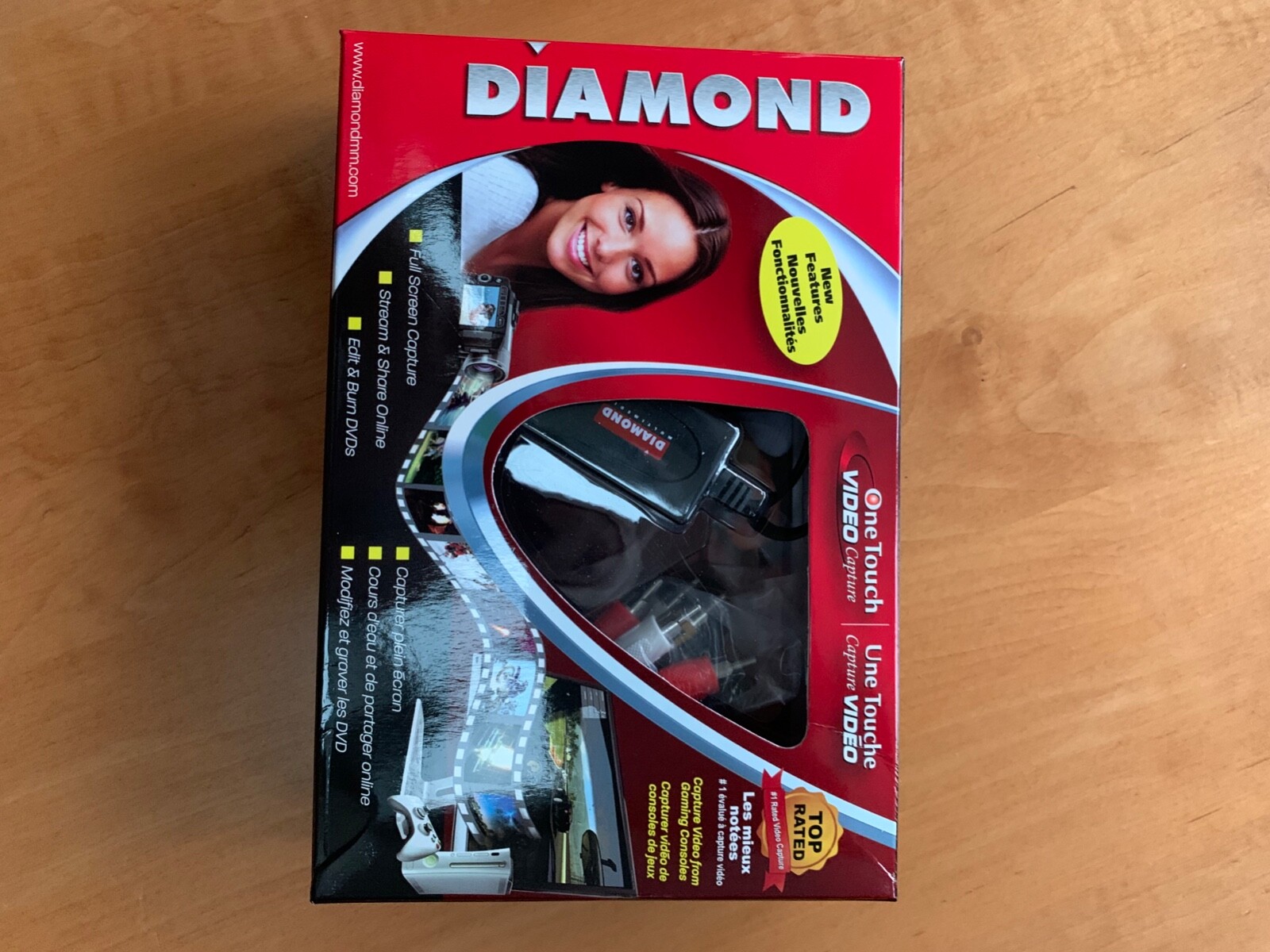 Diamond Multimedia VC500 USB 2.0 One Touch VHS to DVD Video Capture ...