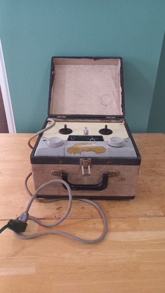 Vintage Telectro Reel to Reel Recorder Turns On | eBay