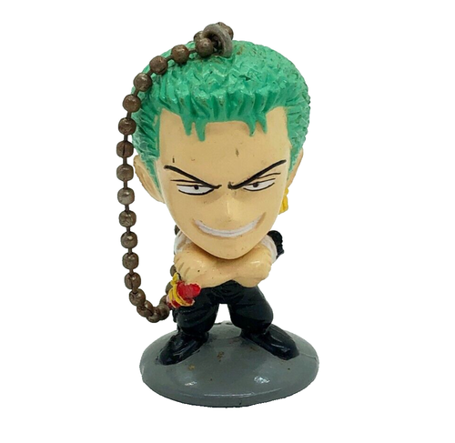 Roronoa Zoro One Piece Mini Figure Retro Keychain Japanese | eBay