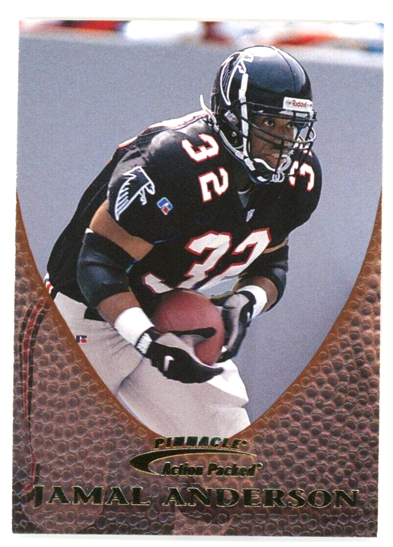 1997 Pinnacle Action Packed - First Impressions #103 Jamal Anderson for ...