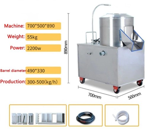 Potato Peeler Commercial Small Automatic Potato Cleaning and Peeling ...