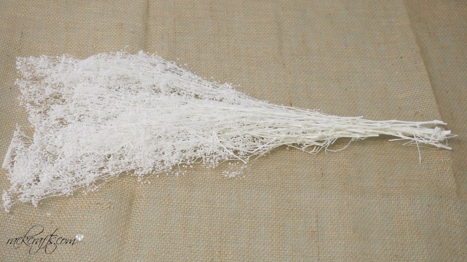 Baby Breath Large Bunch Natural Dried Flower Floral Branch Mini Gyp ...