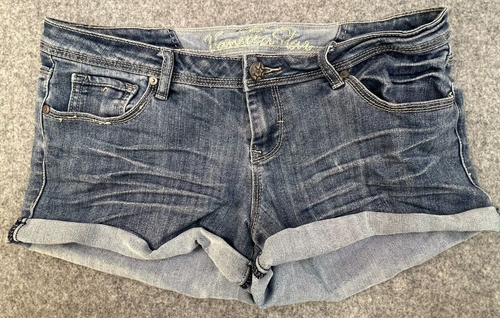 Vanilla Star Jean Shorts Womens 13 Blue Denim 2.5" Inseam 34" Waist ...
