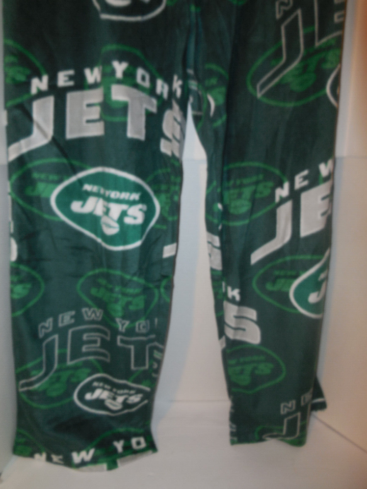 New New York Jets Size Large NFL Fleece Midfield Knit Pants Unisex ...