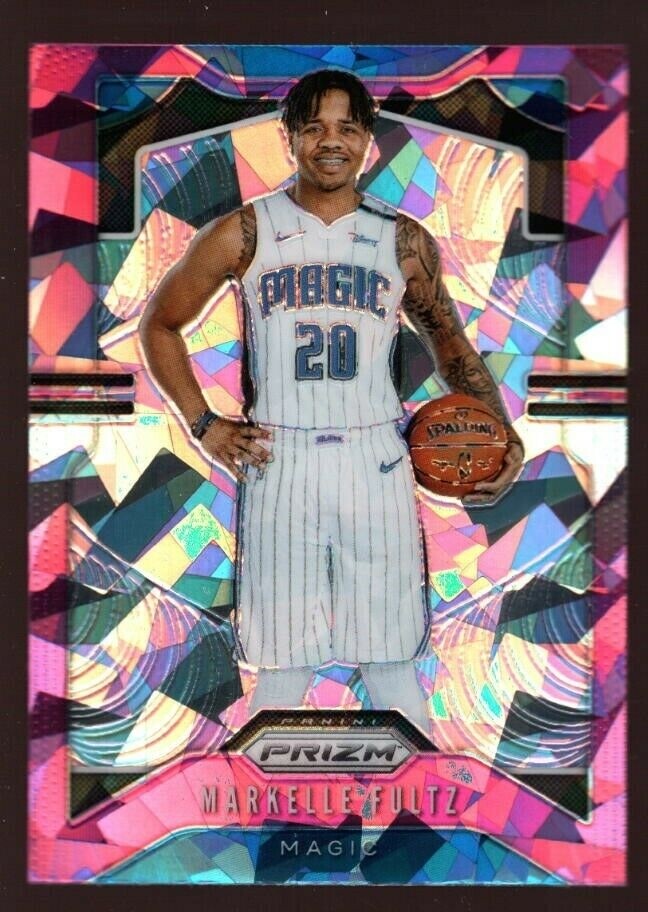 MARKELE FULTZ MAGIC MINT PRIZMS PINK CRACKED ICE SP 2019-20 PANINI ...