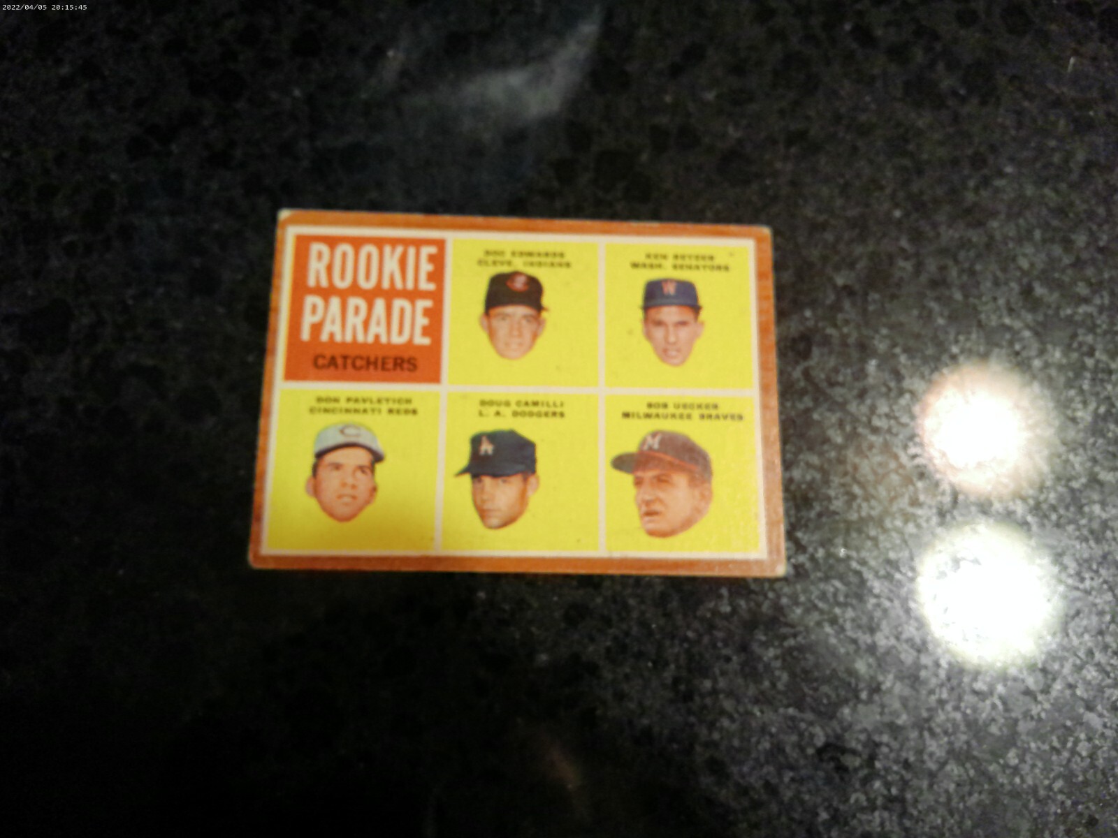 1962 TOPPS BASEBALL BOB UECKER ROOKIE CARD | eBay