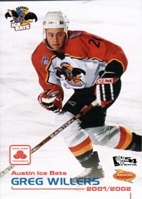 Greg Willers 2001-02 Austin Ice Bats | eBay