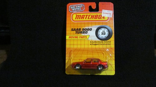 VTG 1987 Matchbox Red Maroon Magenta Saab 9000 Turbo MB15 NIP | eBay