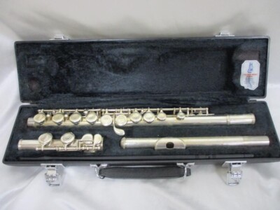 YAMAHA YFL-221 Flute Nickel Silver Plated From Japan | eBay