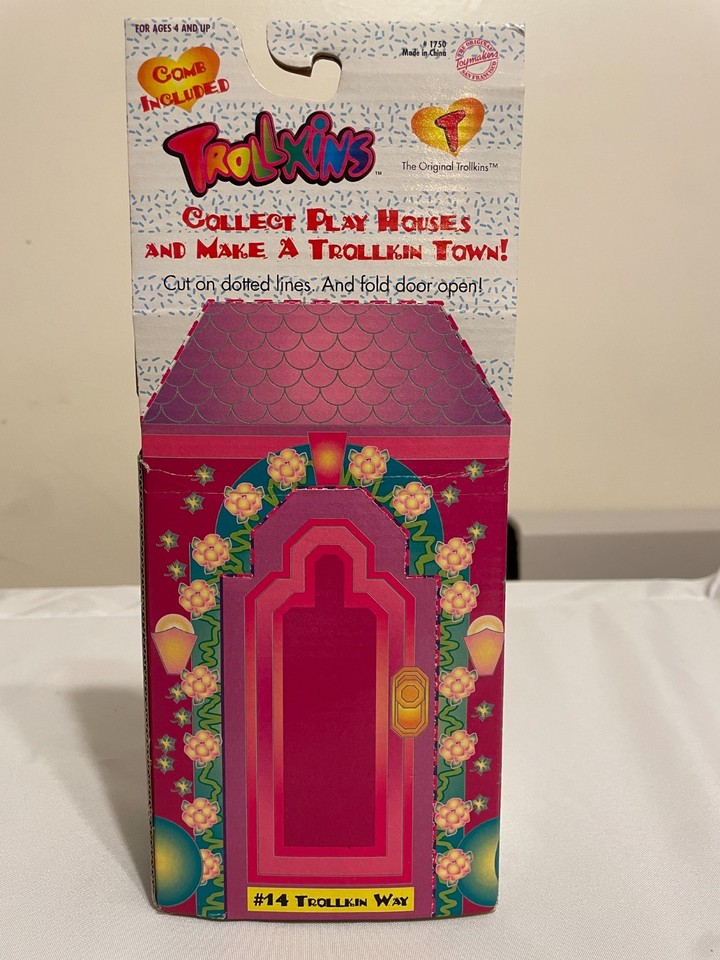 New in Package Miss Trollkin -5" Trollkins Troll Doll Pink Hair Blue ...