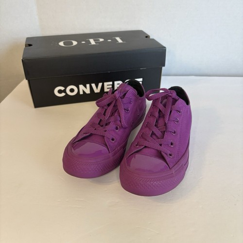 Converse x OPI Chuck Taylor All Star Positive Vibes Only Purple Womens ...