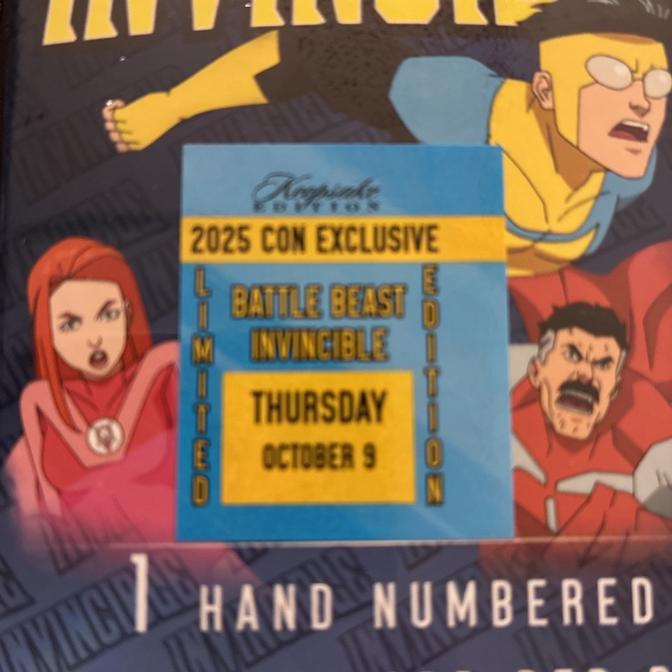 2025 Con Exclusive Invincible Keepsake - Battle Beast - Thursday ...
