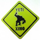 Disney Yeti crossing animal kingdom traffic sign trading WDW yellow Pin ...