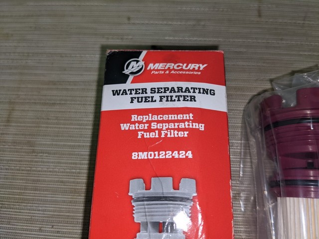 Mercury Replacement Water Separating Fuel Filter 8M0122424 for sale ...