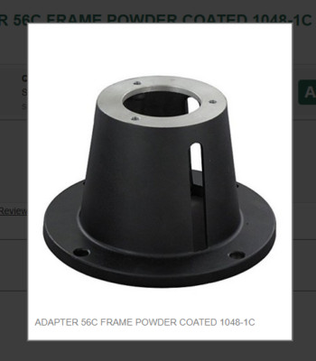 Procon Pump Motor to Pump ADAPTER 56C FRAME POWDER COATED | eBay