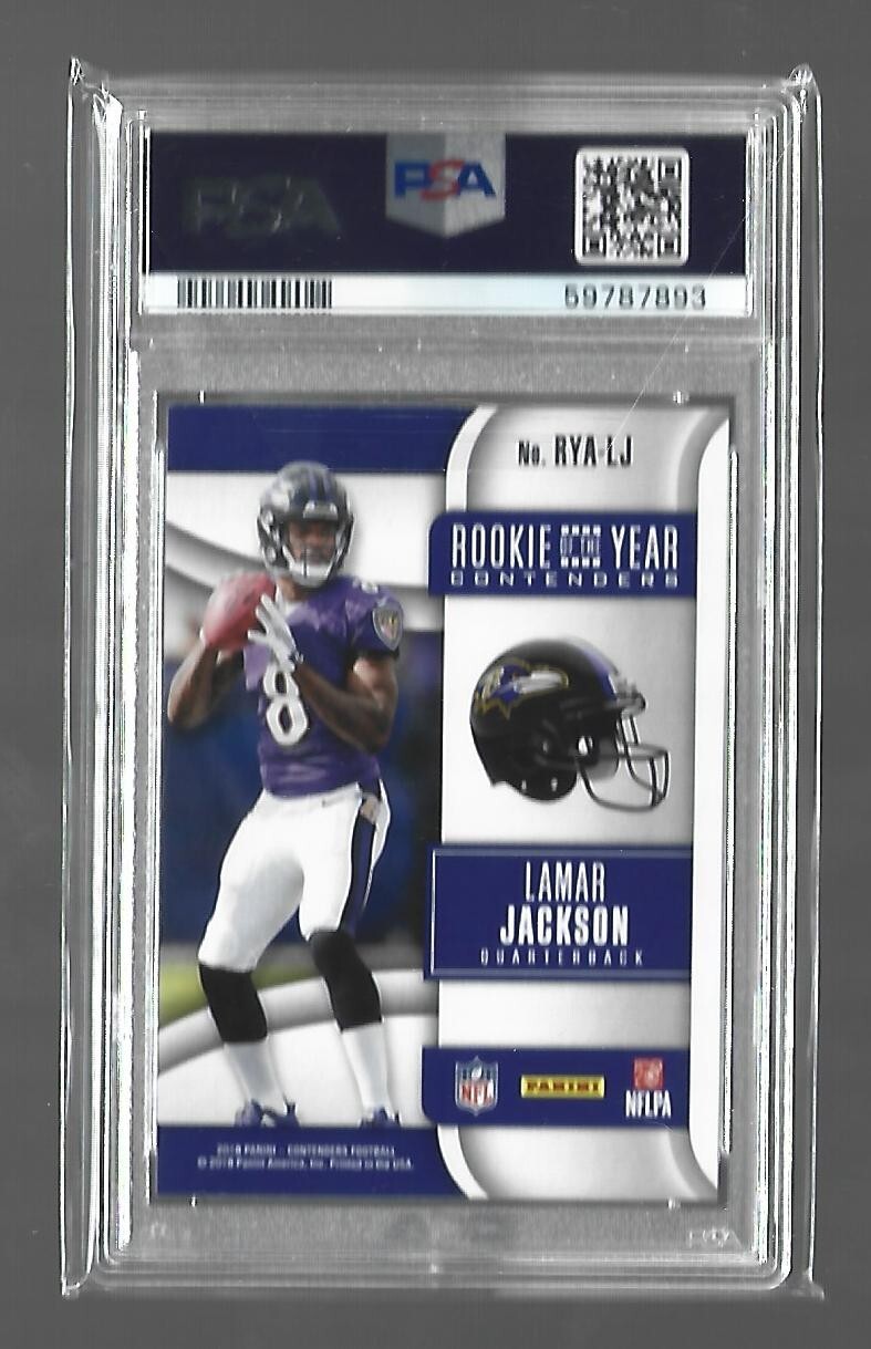 2018 Panini Contenders - Rookie of the Year Autographs RPS #RYA-LJ ...