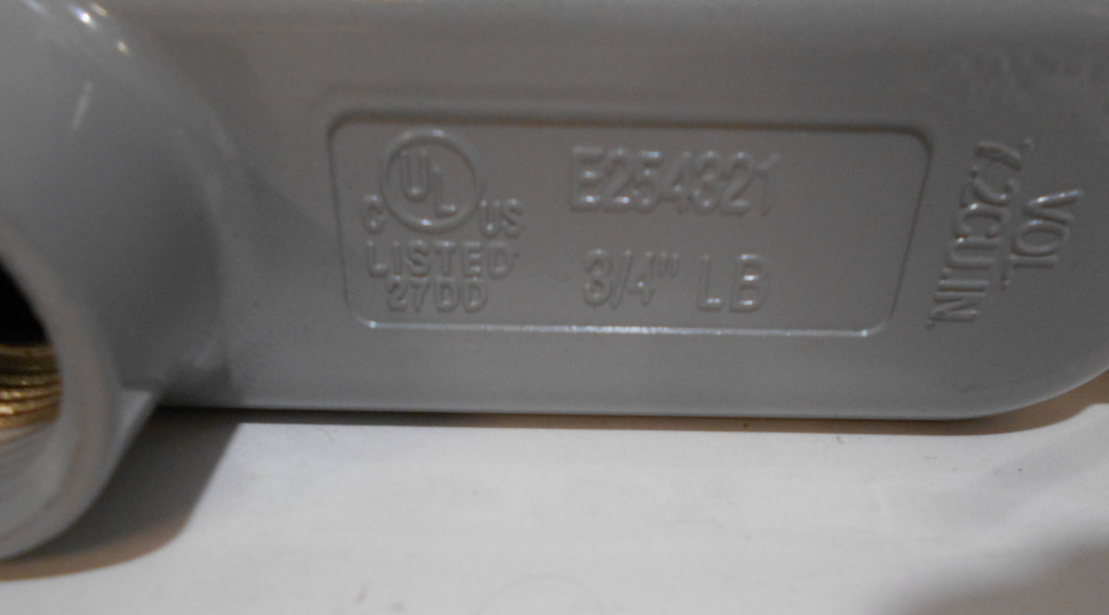 Qty of 2~ ~ ~ 3/4" Fuzhou E254321 Conduit Body LB E254321 | eBay