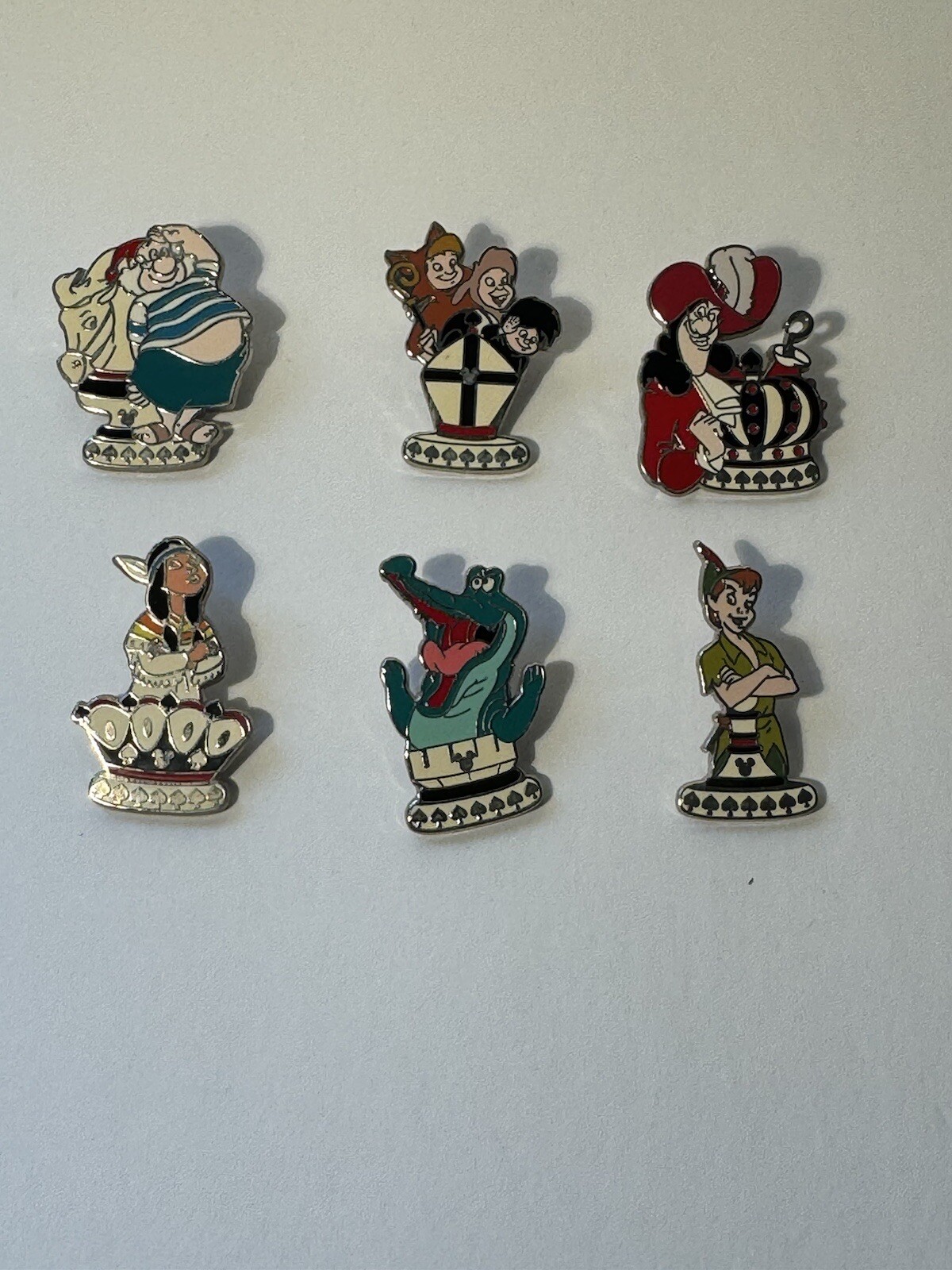 DL - Peter Pan Chess Set - Hidden Mickey 2009 Complete Set Fast ...