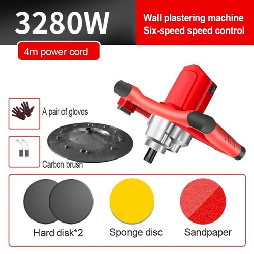3280W Electric Wall Polisher Portable Adjustable Speed Sanding Waxing ...