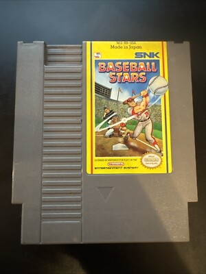 Vintage 1985 Nintendo NES SNK Baseball Stars | eBay