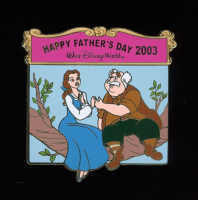 2003 Happy Father's Day Beauty & the Beast Belle & Father Maurice LE ...
