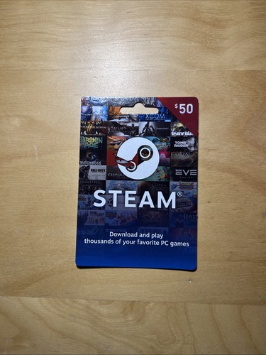 Steam Gift Card PC Prepaid Giftcard Game Card! NEW! *Physical Card* | eBay