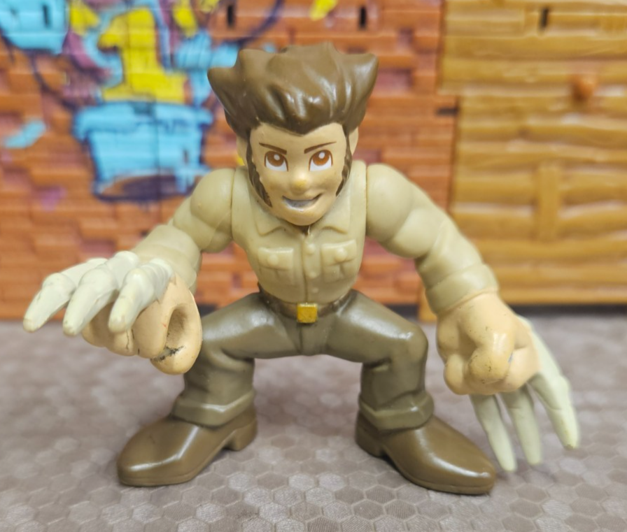 imaginext marvel superhero squad bone claw wolverine bike figure bundle toy v48c | eBay UK