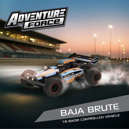 Adventure Force (1:8) Baja Brute Remote Control Ice Blue Buggy, WR5 ...