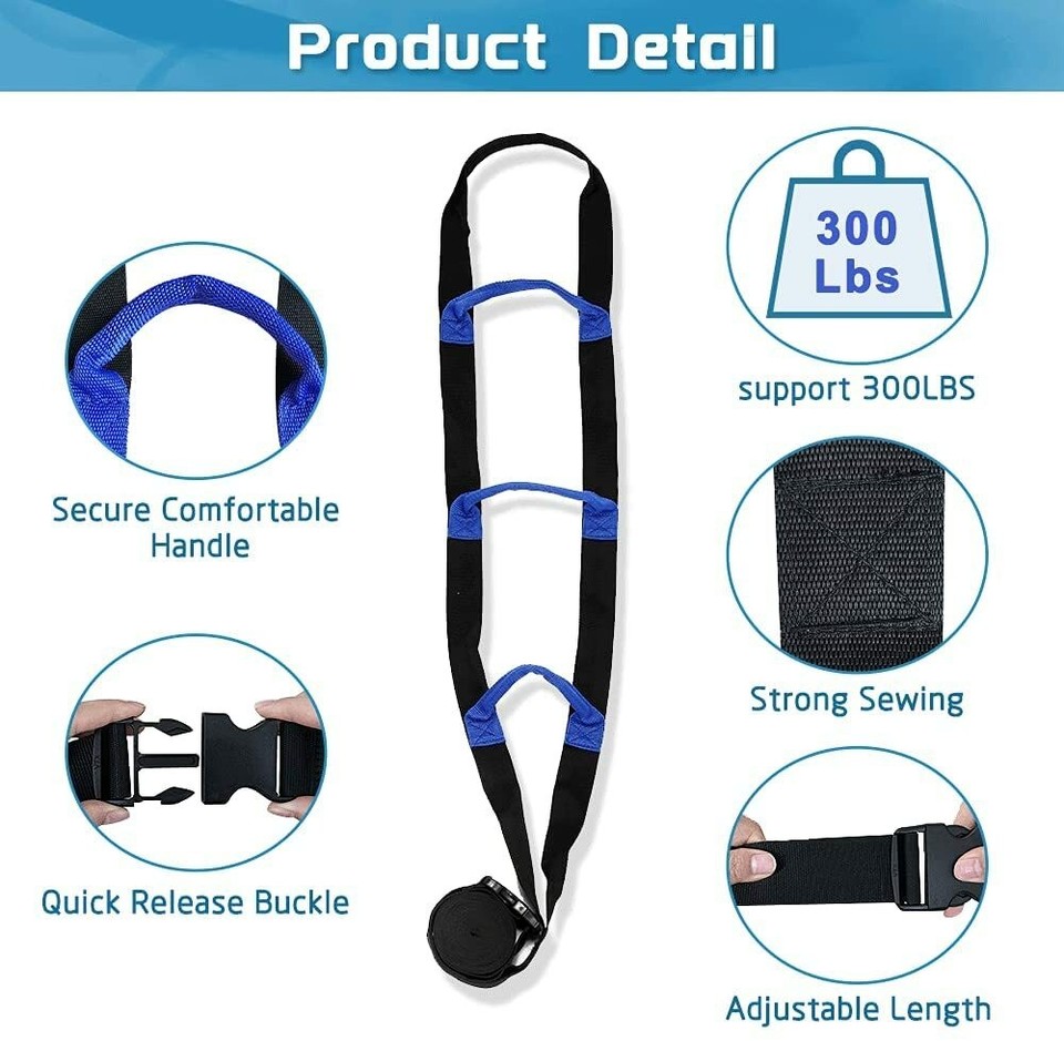 Bed Ladder Assist - Pull Up Bed Rope Ladder Beds Rails Assist Strap for ...