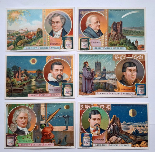 Astronomers - card series, LIEBIG Company 1906 | eBay