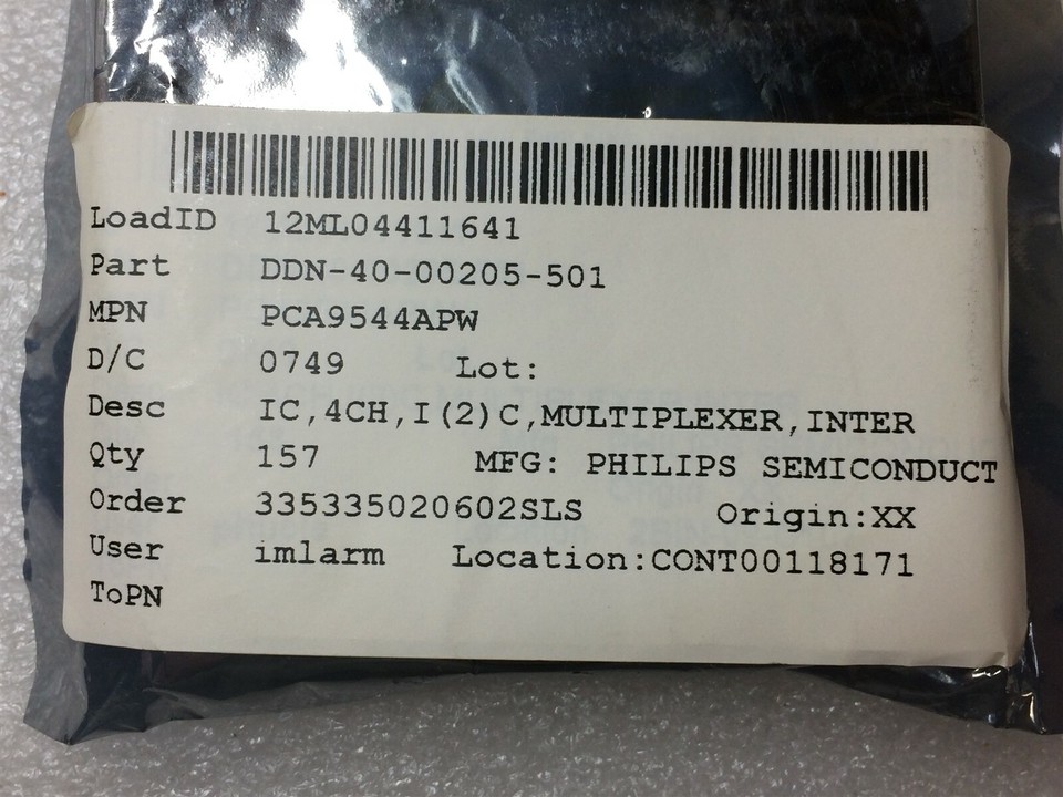 PCA9544APW NXP PCA9544A IC I2C MUX 4CH BI-DIR 20-TSSOP SMD PBF ROHS 10 ...